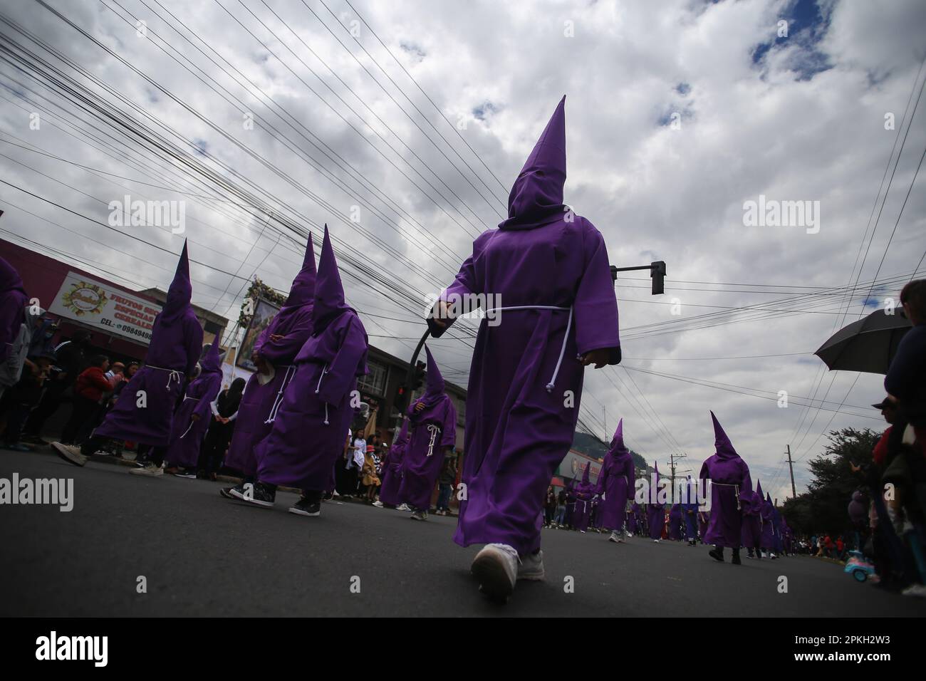 Quito, Ecuador. 07th Apr, 2023. A procession in the south of the ...