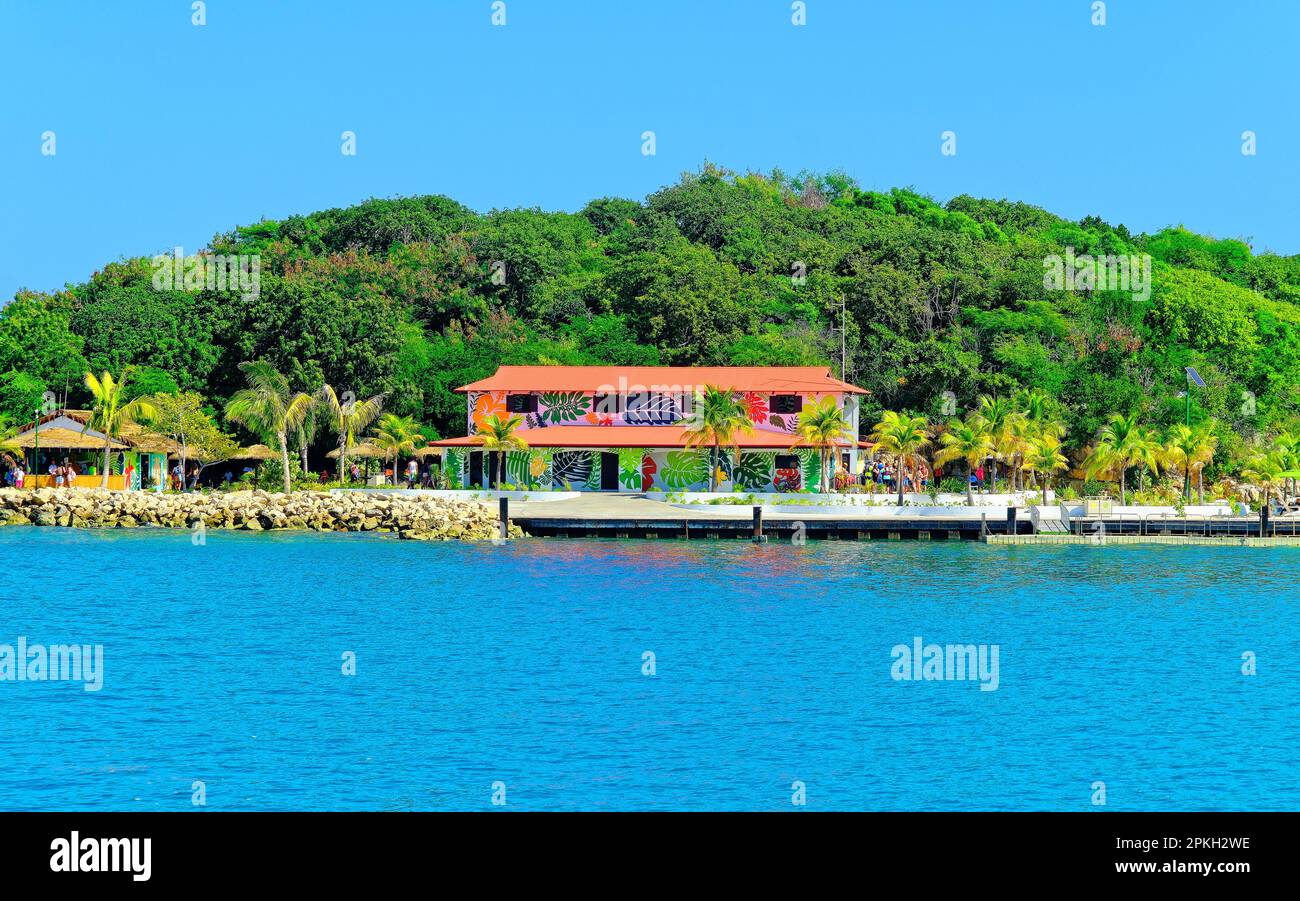 LABADEE, HAITI -December 22, 2022: Labadee is a port located on the ...