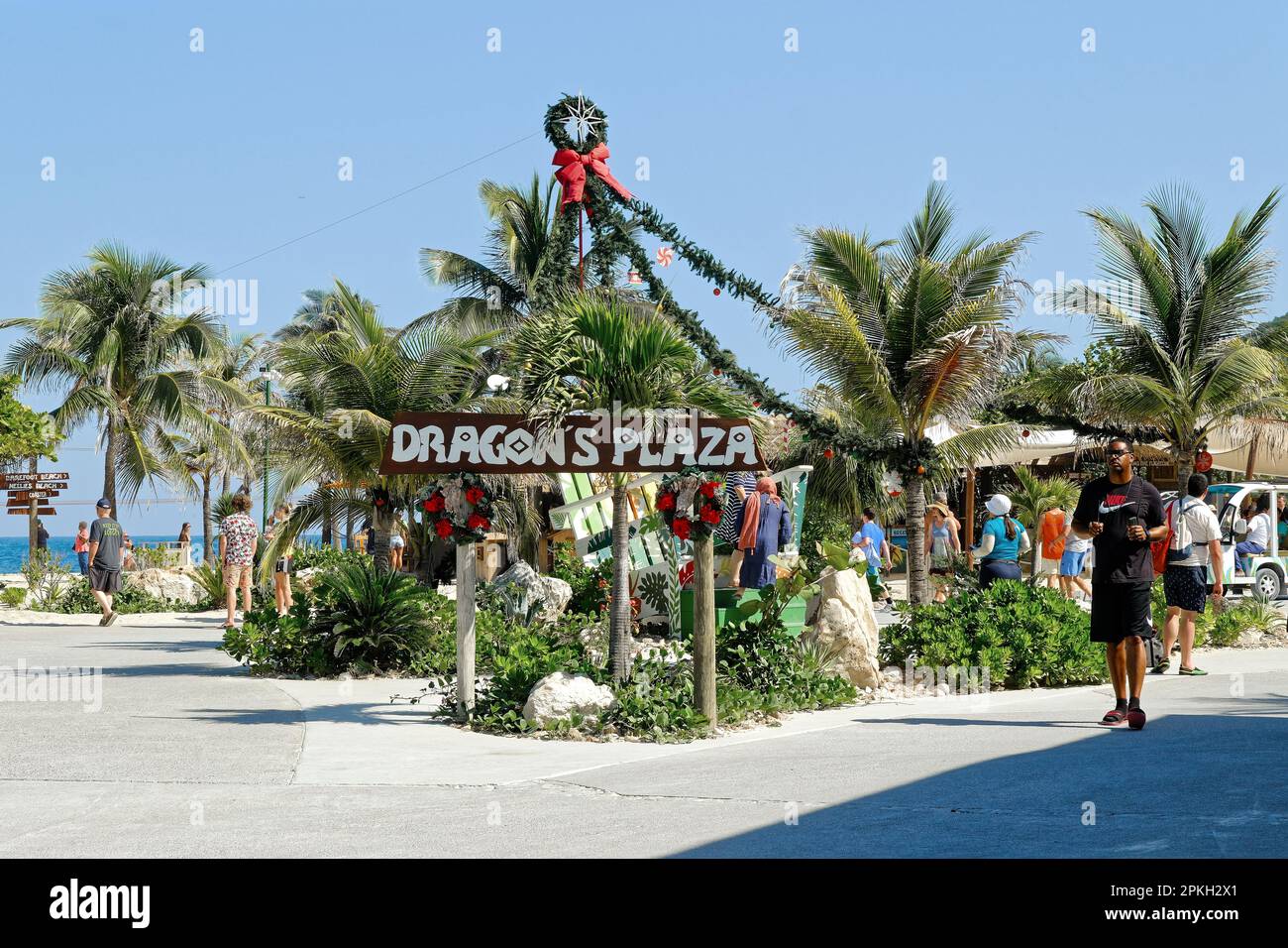 LABADEE, HAITI -December 22, 2022: Labadee is a port located on the ...