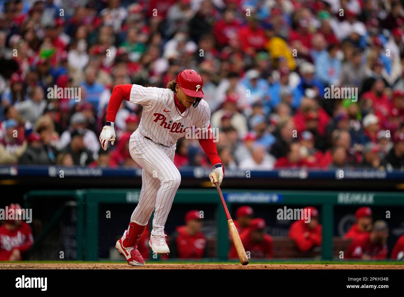 Philadelphia Phillies' Alec Bohm during the fifth inning of a baseball ...