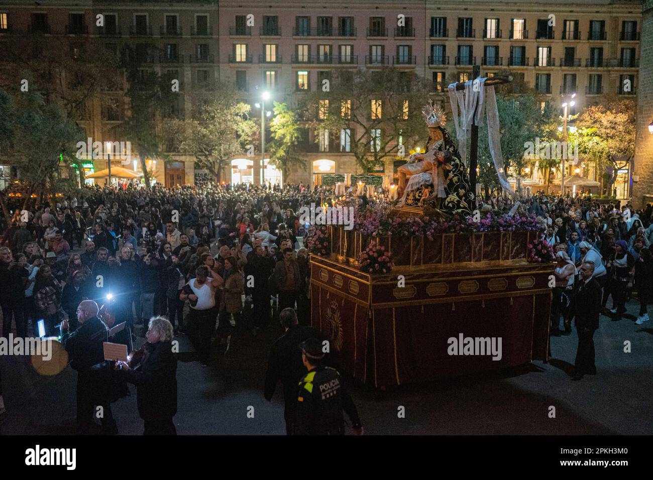 Barcelona, Barcelona, Spain. 7th Apr, 2023. Good Friday procession of ...