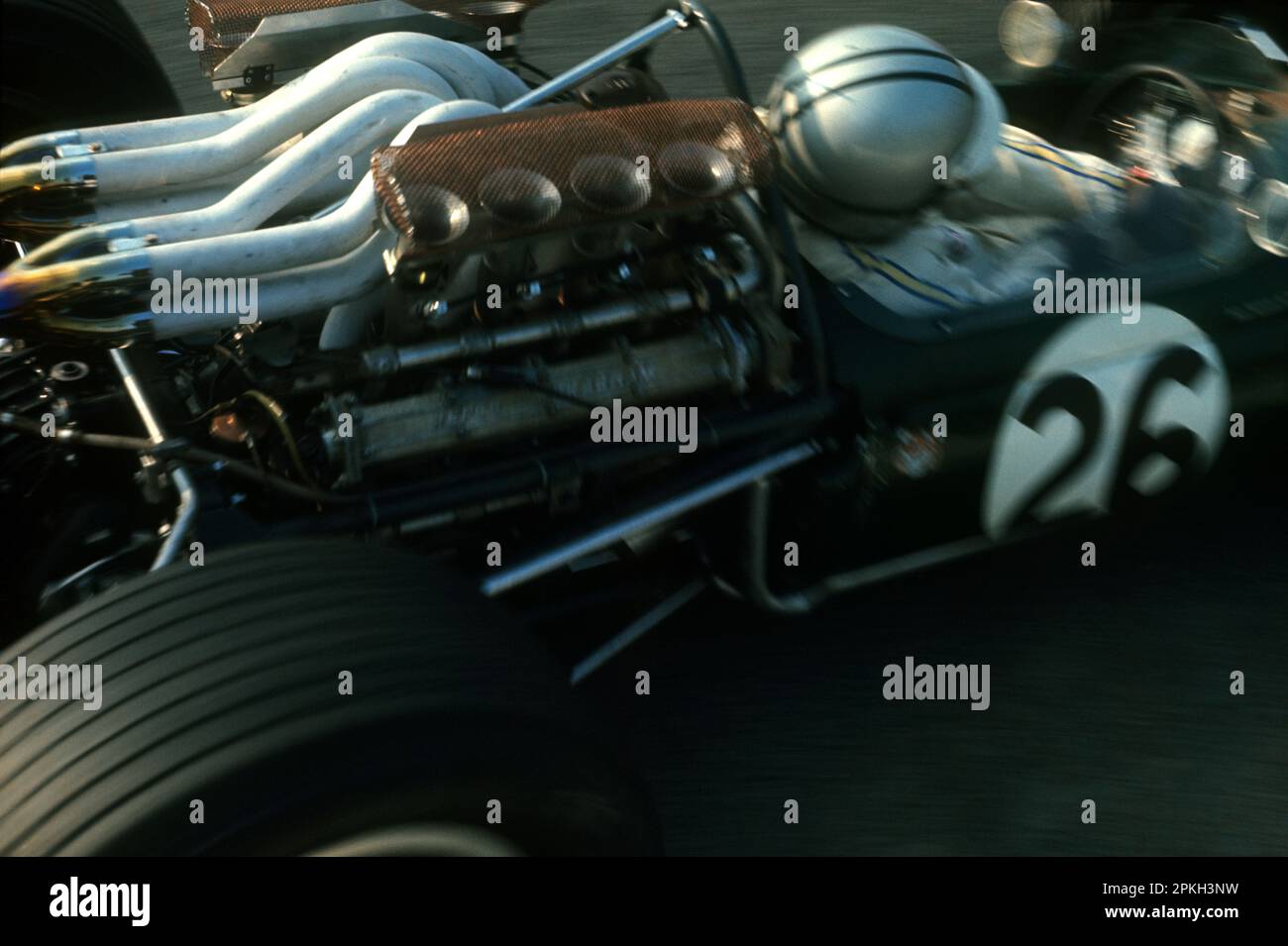 Denny Hulme in practice at the 1967 Monaco Grand Prix, which he won ...