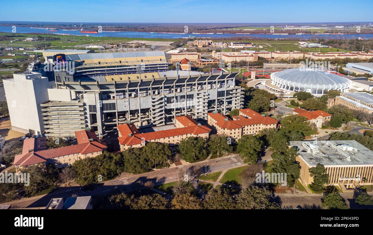 Baton Rouge, LA - February 2023: The Pete Maravich Assembly Center and ...