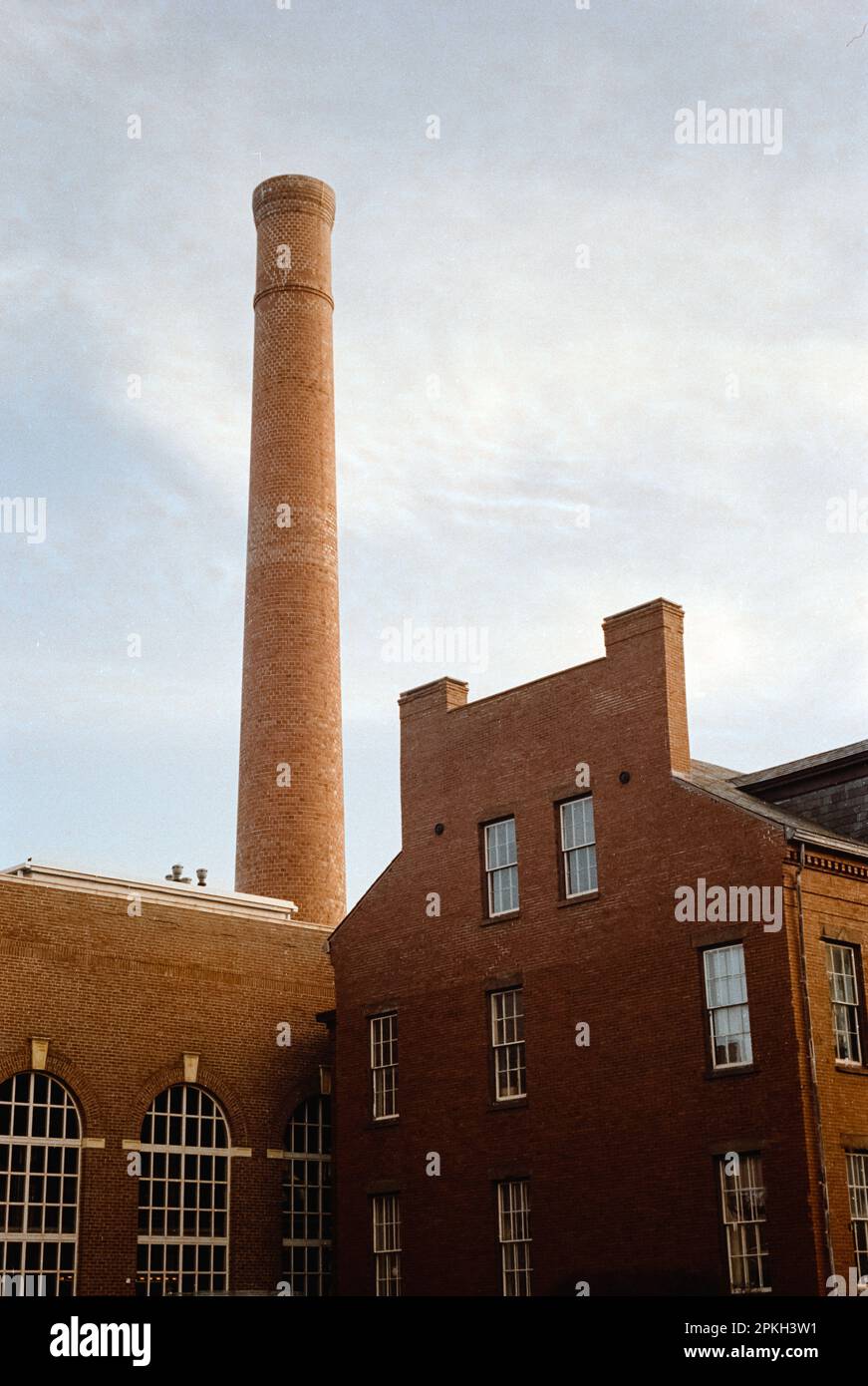 Lowell Mills Factory Winter