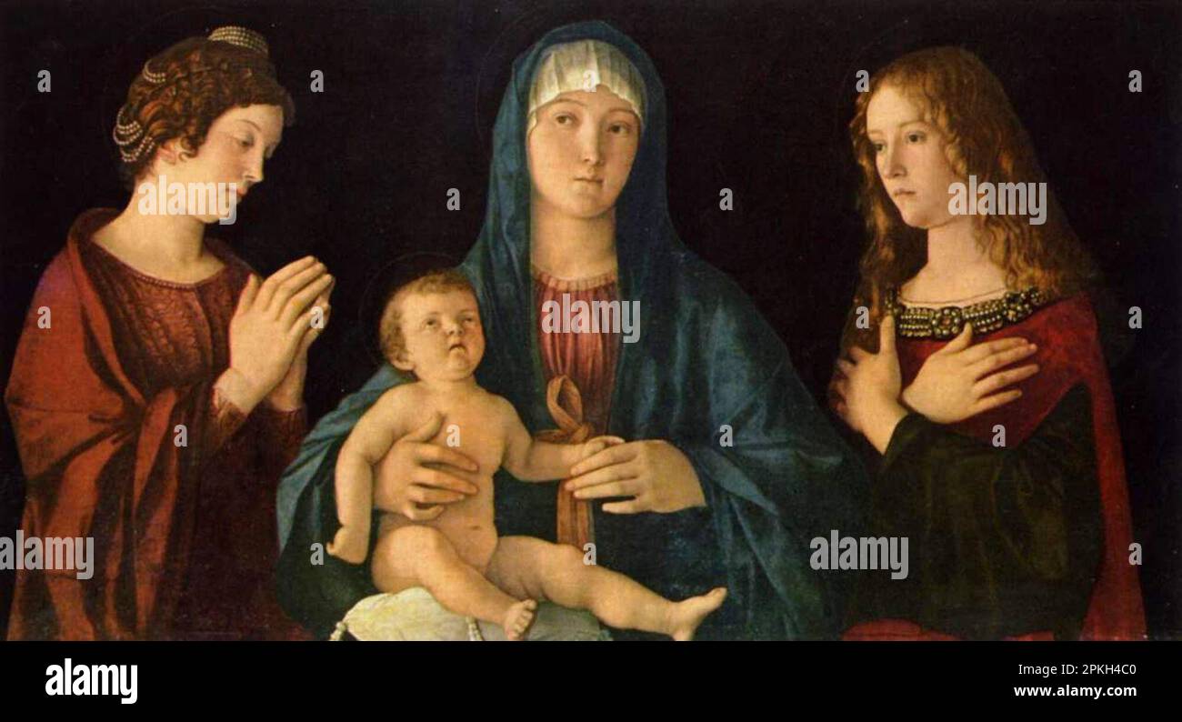 Madonna and Child with Mary Magdalene and Catherine of Alexandria ...