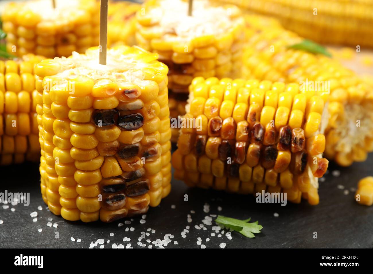 Barbeque corn plate hi-res stock photography and images - Alamy