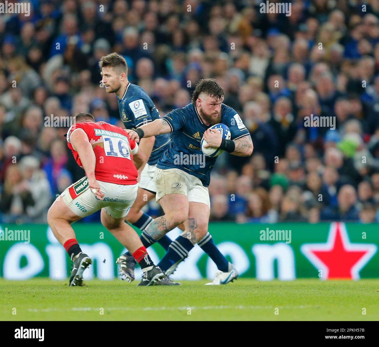 Aviva Stadium, Dublin, Ireland. 7th Apr, 2023. Heineken Champions Cup ...