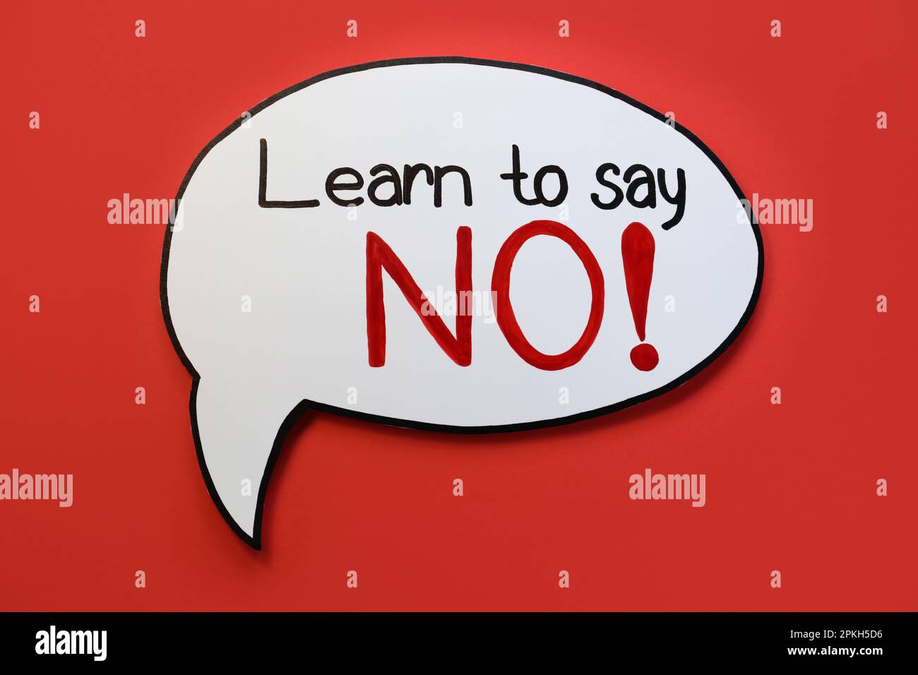 Learn to say no hi-res stock photography and images - Alamy