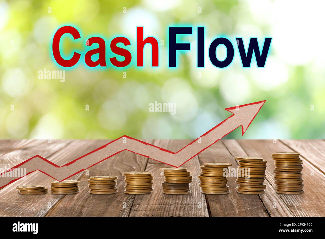 Green graph upward arrow hi-res stock photography and images - Alamy