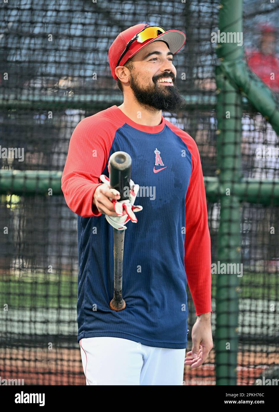 ANAHEIM, CA - APRIL 07: Los Angeles Angels infielder Anthony Rendon (6 ...