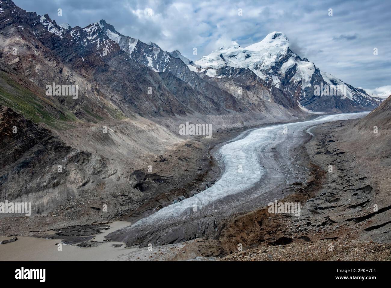 A view of Drang-Drung Glacier, Zanskar, Ladakh, India Stock Photo - Alamy