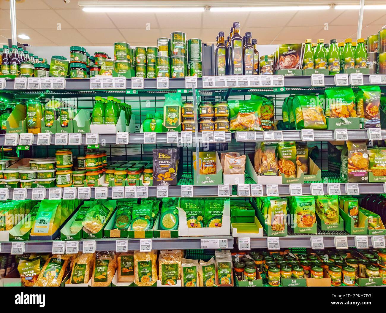 HUETTENBERG, HESSE, GERMANY 12 05 2022: Arrangement of organic and ...