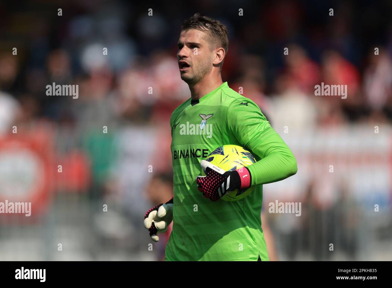 Monza, Italy, 2nd April 2023. Ivan Provedel of SS Lazio reacts during ...