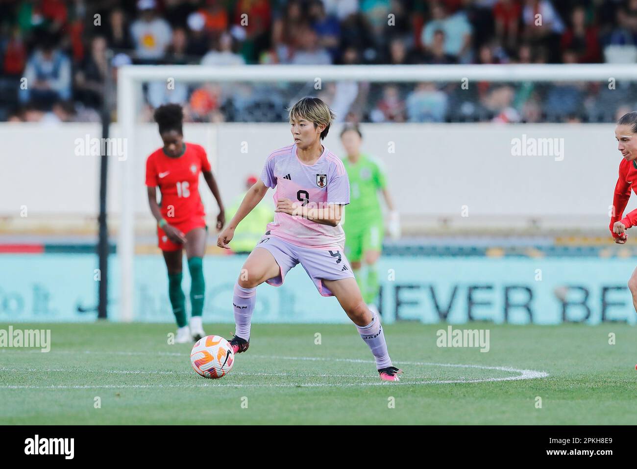 Guimaraes, Portugal. 7th Apr, 2023. Riko Ueki (JPN) Football/Soccer ...