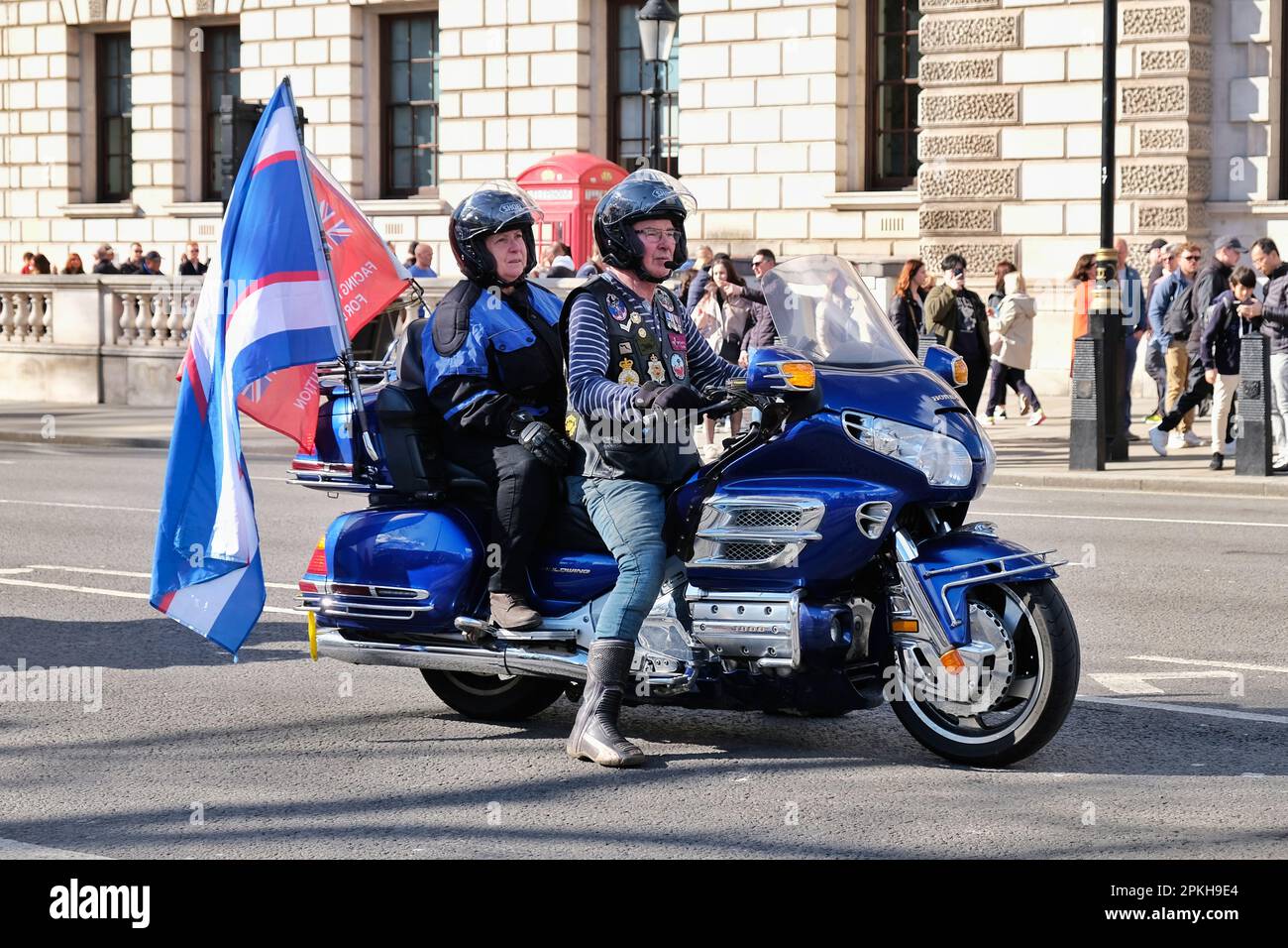 London, UK. 25th March, 2023. Rolling Thunder, a group of HM Forces ...