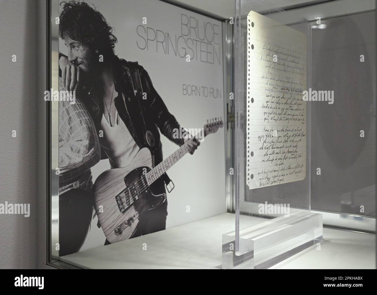 Bruce Springsteen "Born to Run" working manuscript, [Long Branch, New ...