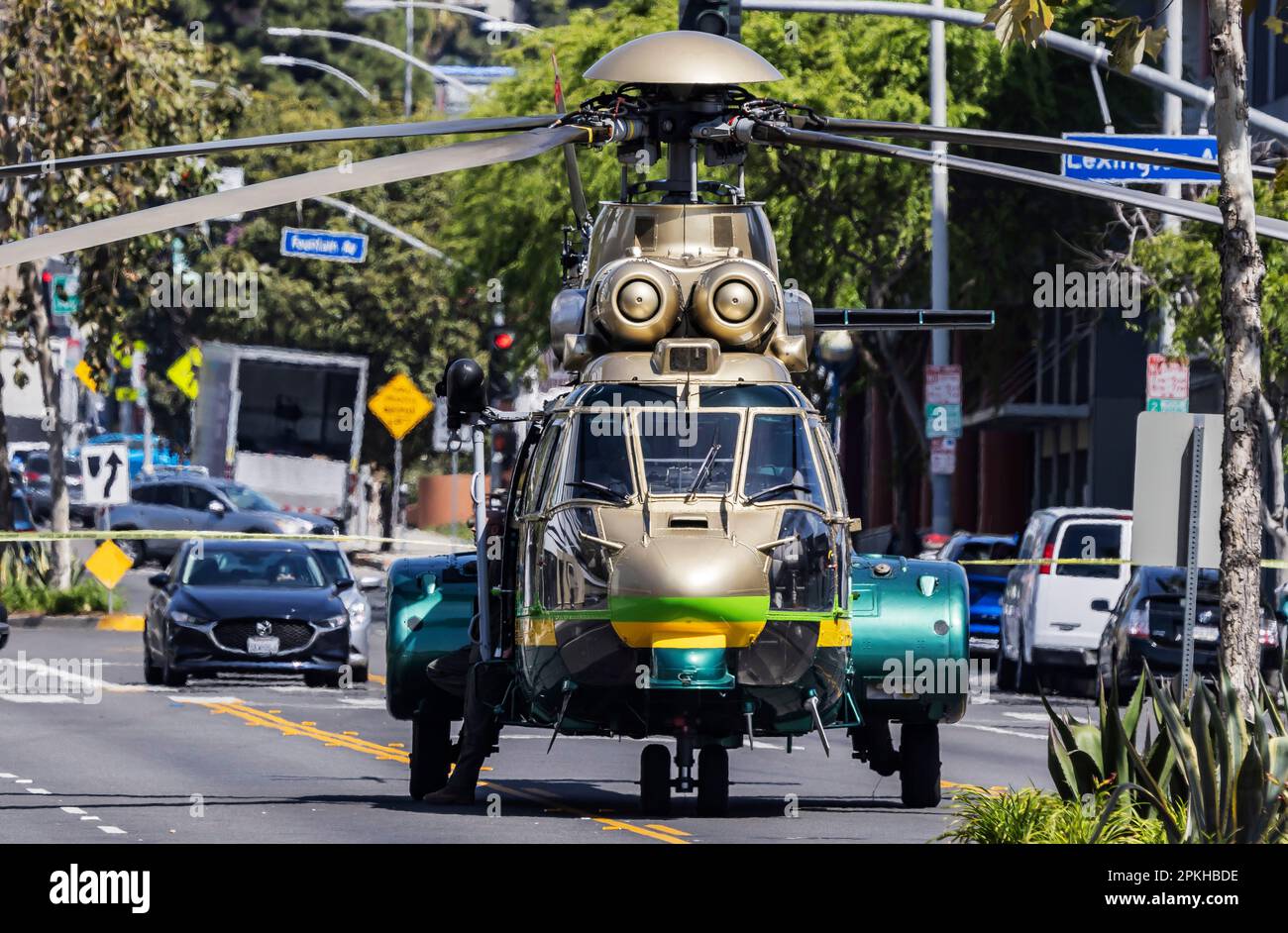 Lasd helicopter hi-res stock photography and images - Alamy