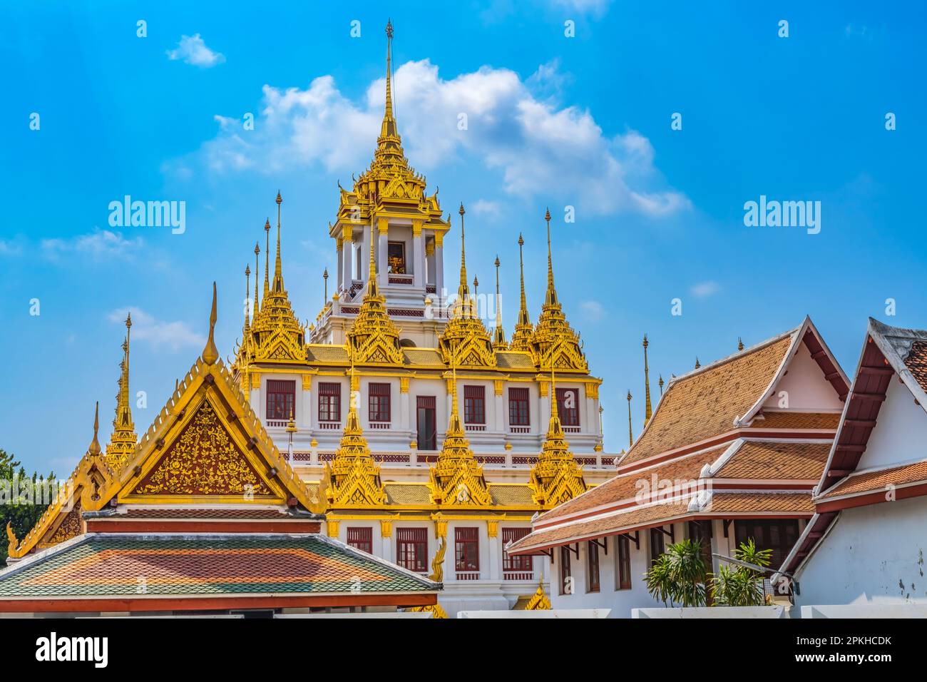Loha Prasat Metal Castle Buddhist Temple Wat Ratchanaddaram Worawihan ...