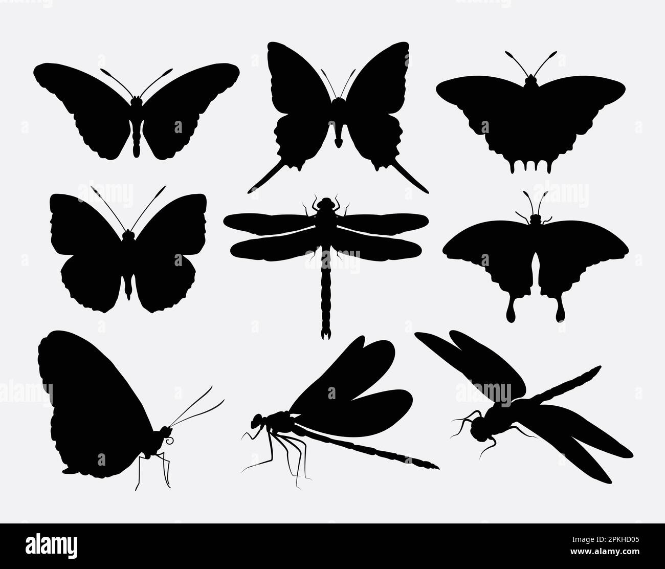 Butterfly insect animal logo Stock Vector Images - Alamy