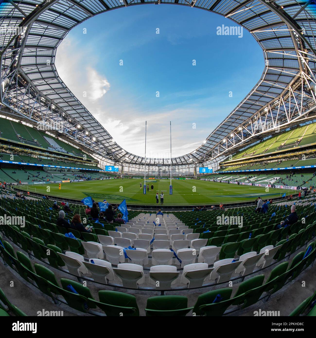 Dublin, Ireland. 08th Apr, 2023. A general view of Aviva Stadium during ...