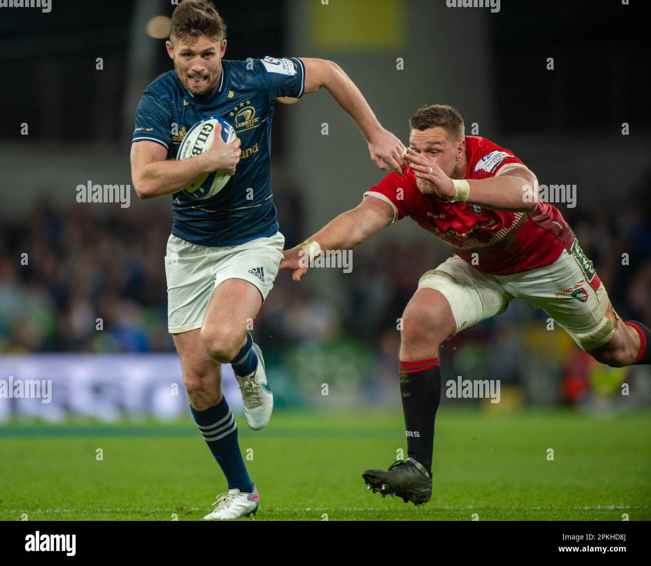 Dublin, Ireland. 08th Apr, 2023. Ross Byrne of Leinster and Hanro ...
