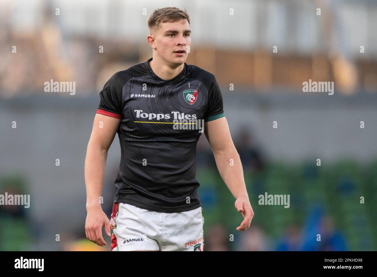Dublin, Ireland. 08th Apr, 2023. Jack van Poortvliet of Leicester ...