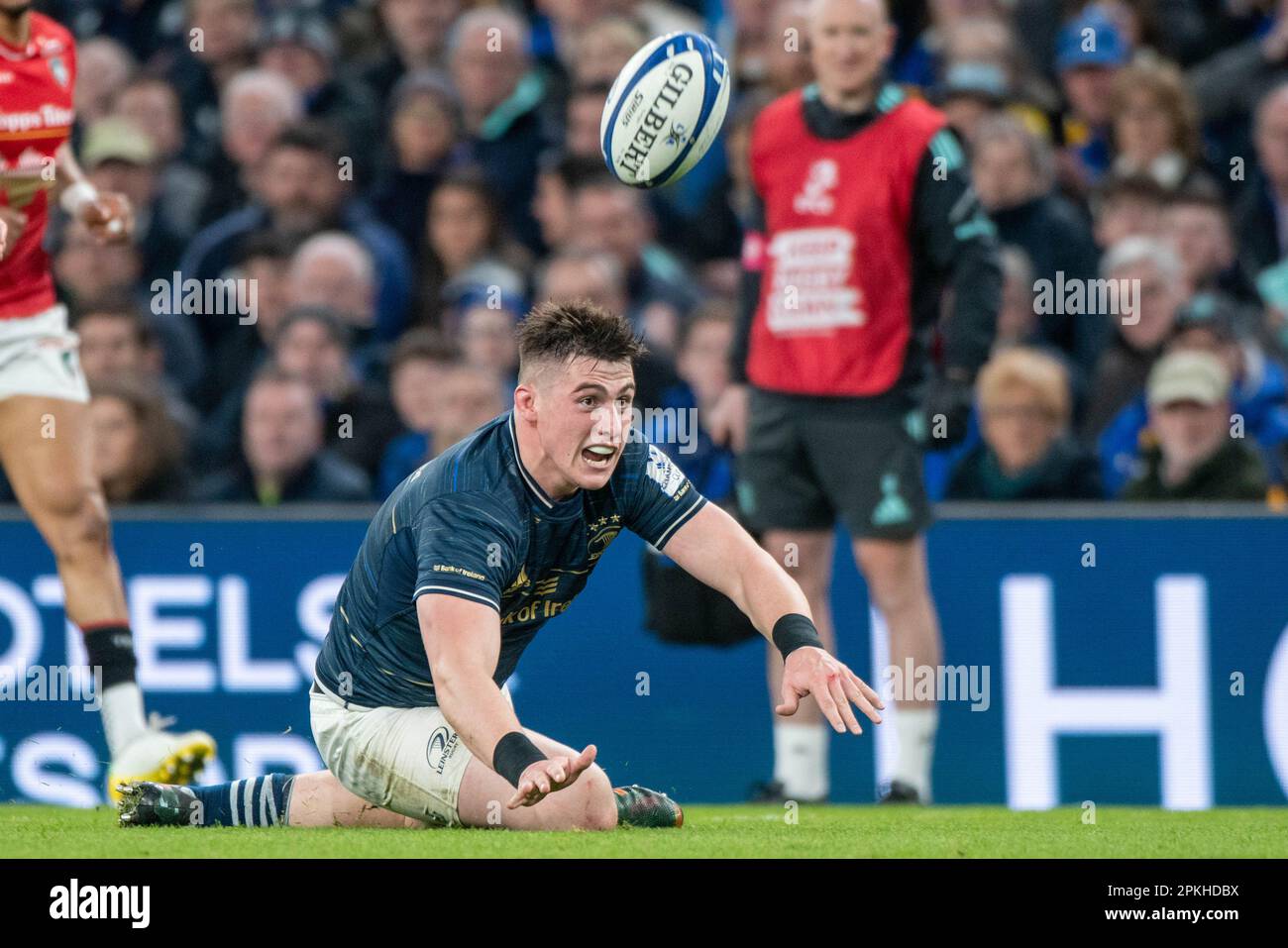 Dublin, Ireland. 08th Apr, 2023. Dan Sheehan of Leinster during the ...