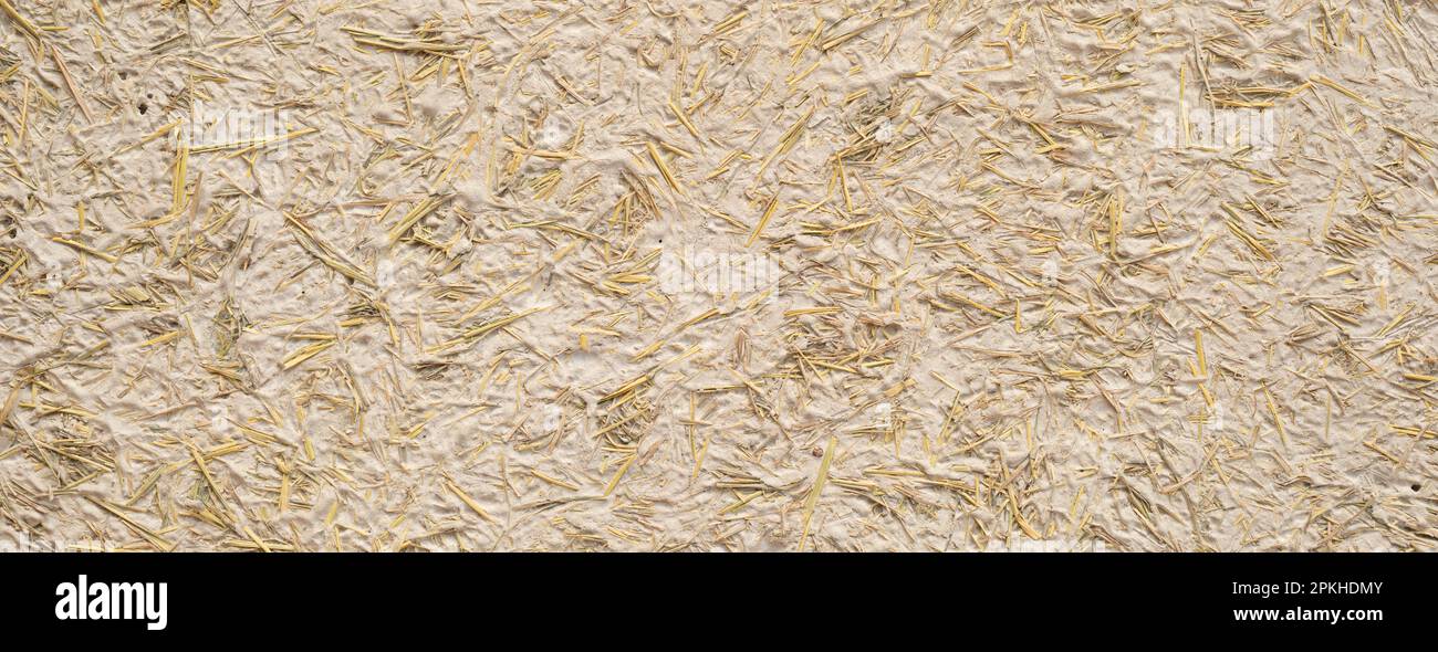 Clay and straw adobe mud texture background. Eco-friendly building ...