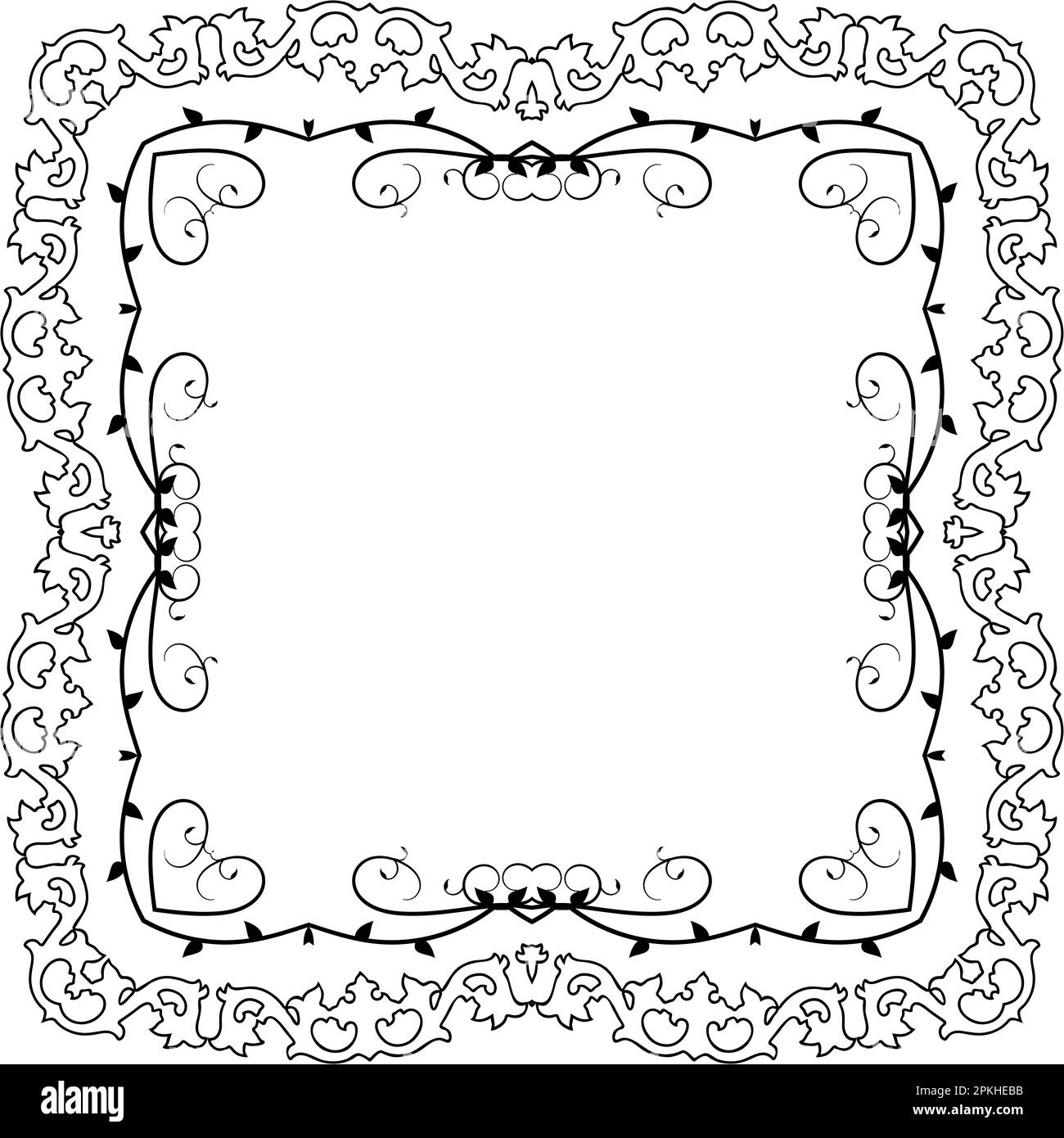 Creative Black And White Page Borders