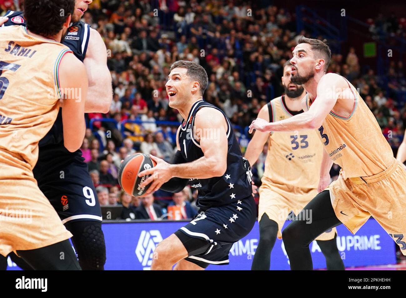 Forum of Assago, Milan, Italy, April 07, 2023, Billy Baron (EA7 EMPORIO ...