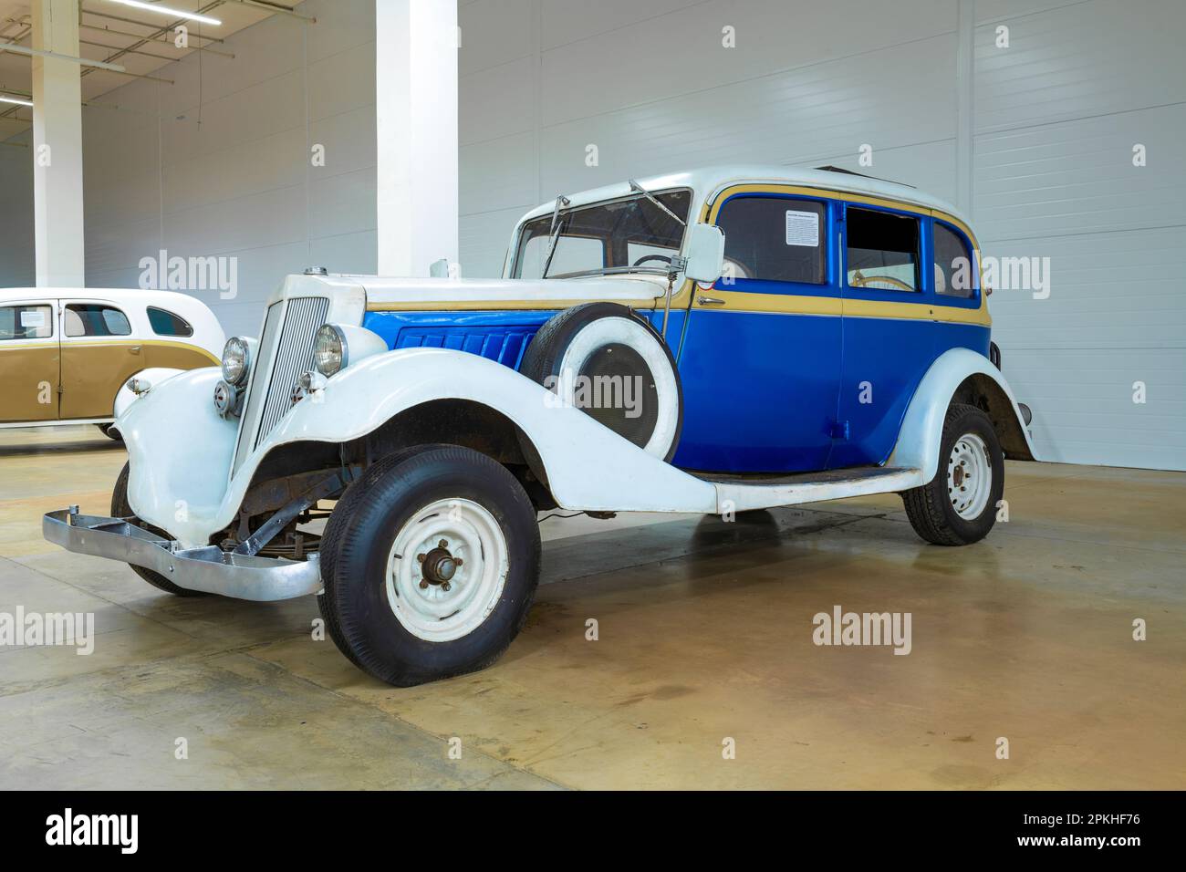 SAINT PETERSBURG, RUSSIA - MARCH 29, 2023: German retro car Horch 830BK ...