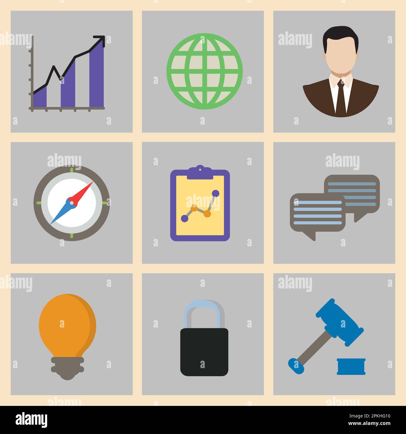 Set business finance graph Stock Vector Images - Alamy