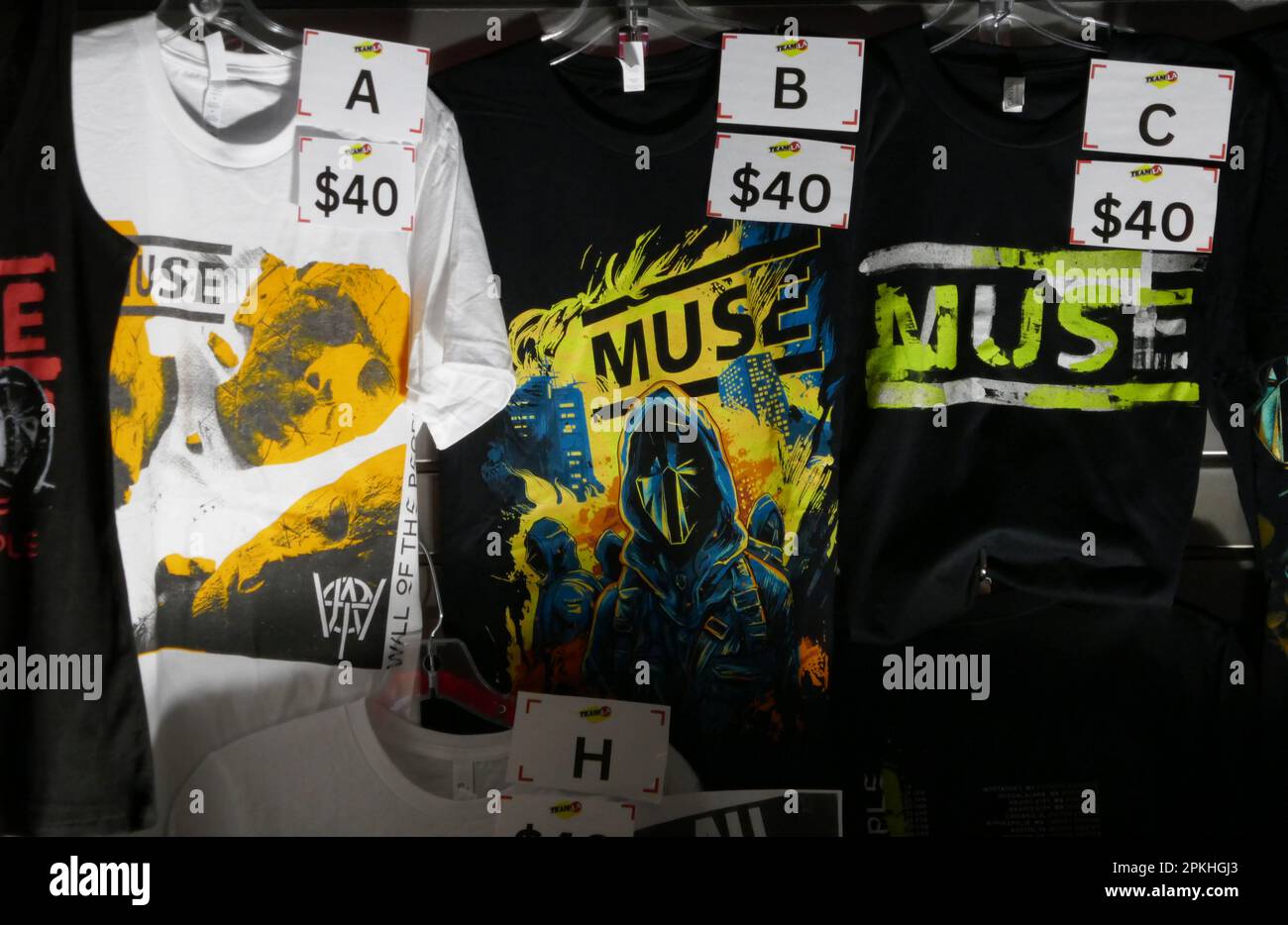 Los Angeles, California, USA 6th April 2023 Muse Merch at Concert on ...