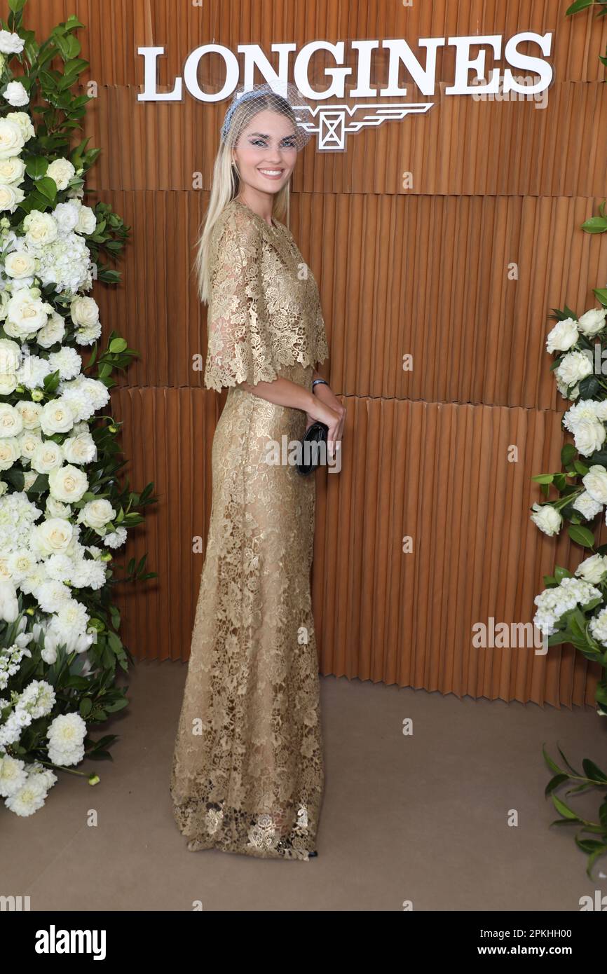 Sydney, Australia. 8th April 2023. Lilly Moreau - Guest of Longines ...