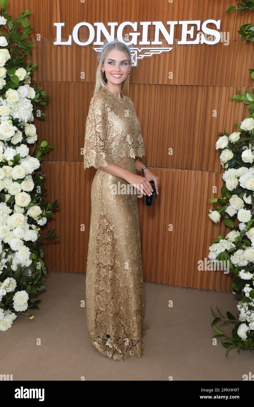 Sydney, Australia. 8th April 2023. Lilly Moreau - Guest of Longines ...