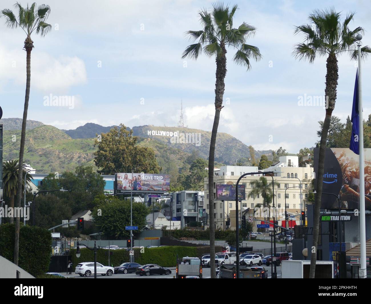 Los Angeles, USA. 07th Mar, 2023. 915/917 View of the Hollywood sign ...