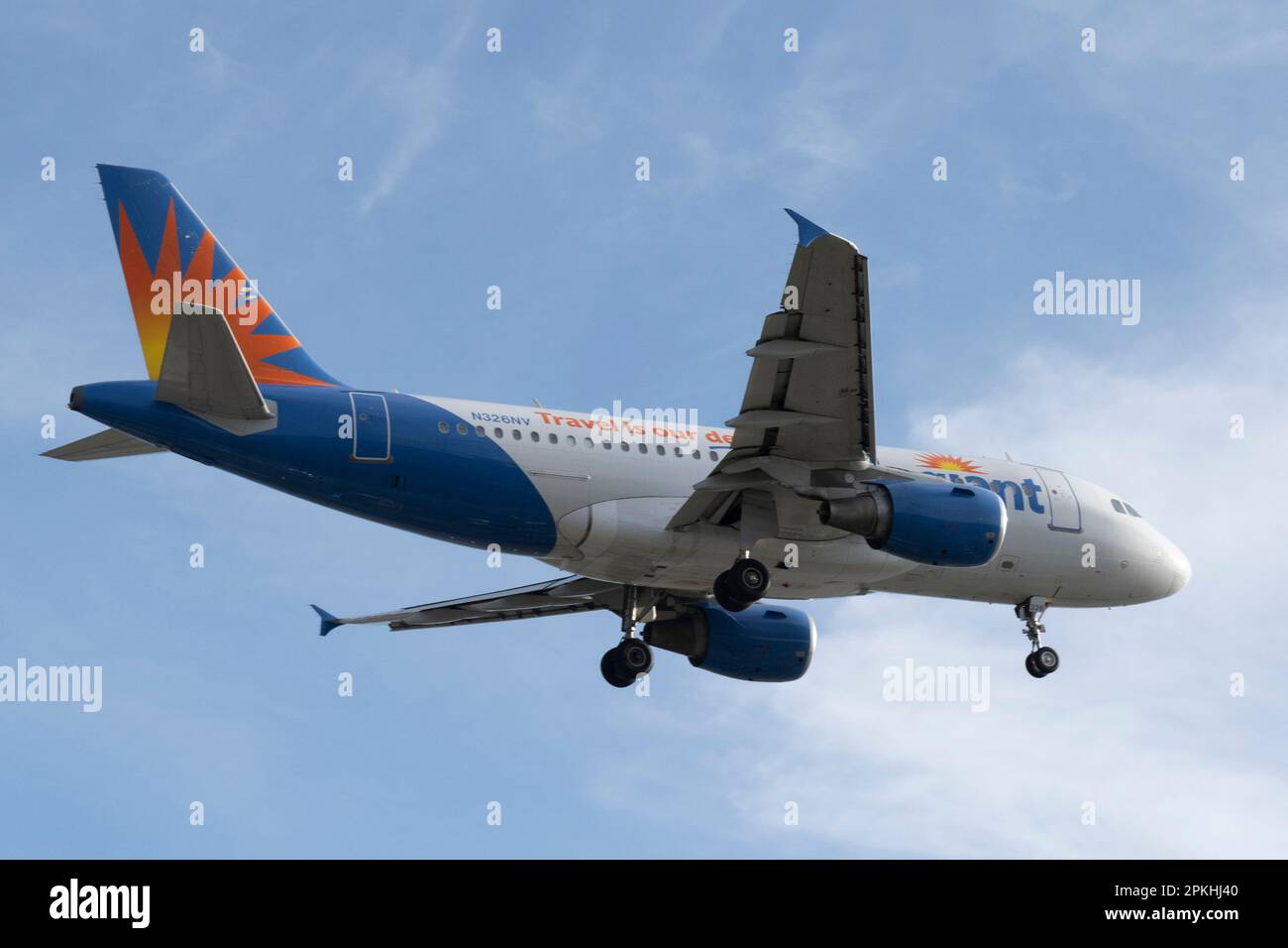 Los Angeles, California, USA. 7th Apr, 2023. An Allegiant Air Airbus ...