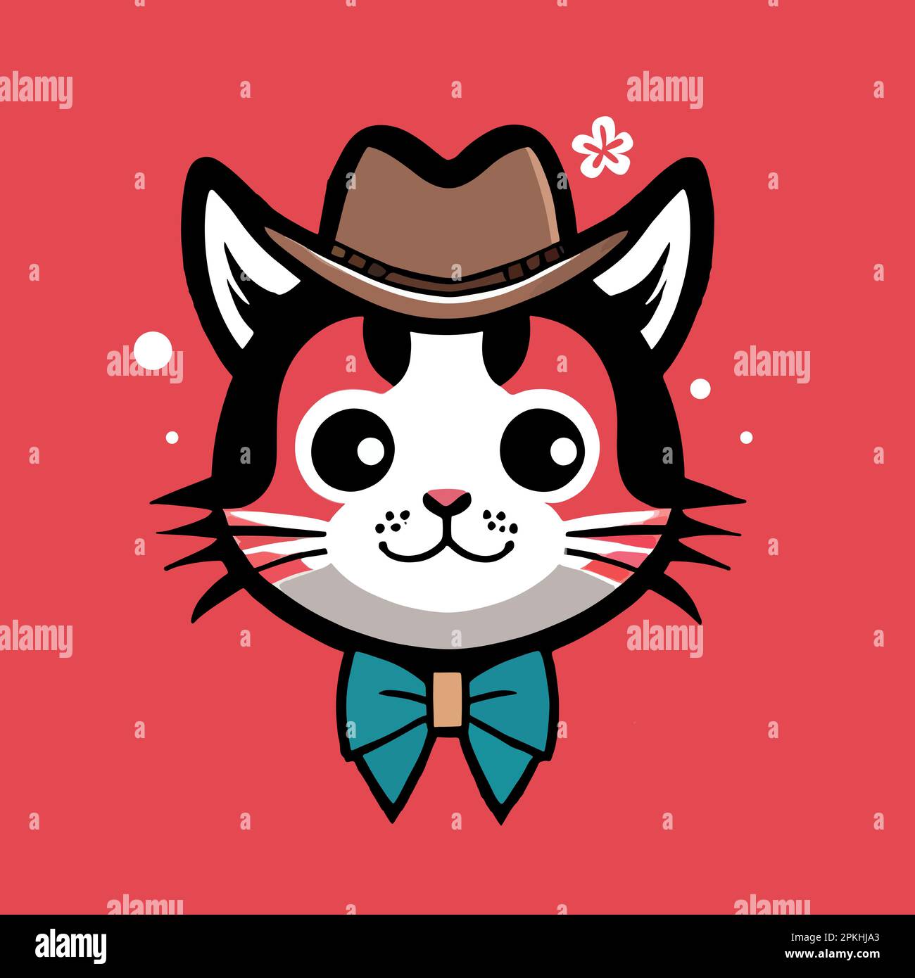 Cowboy Cat Vector Art, Icons, and Graphics Stock Vector Image & Art - Alamy