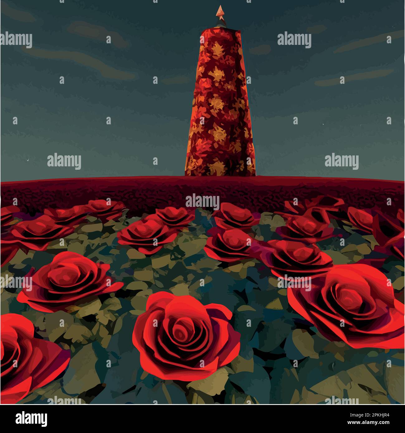 Field Of Roses Dark Tower