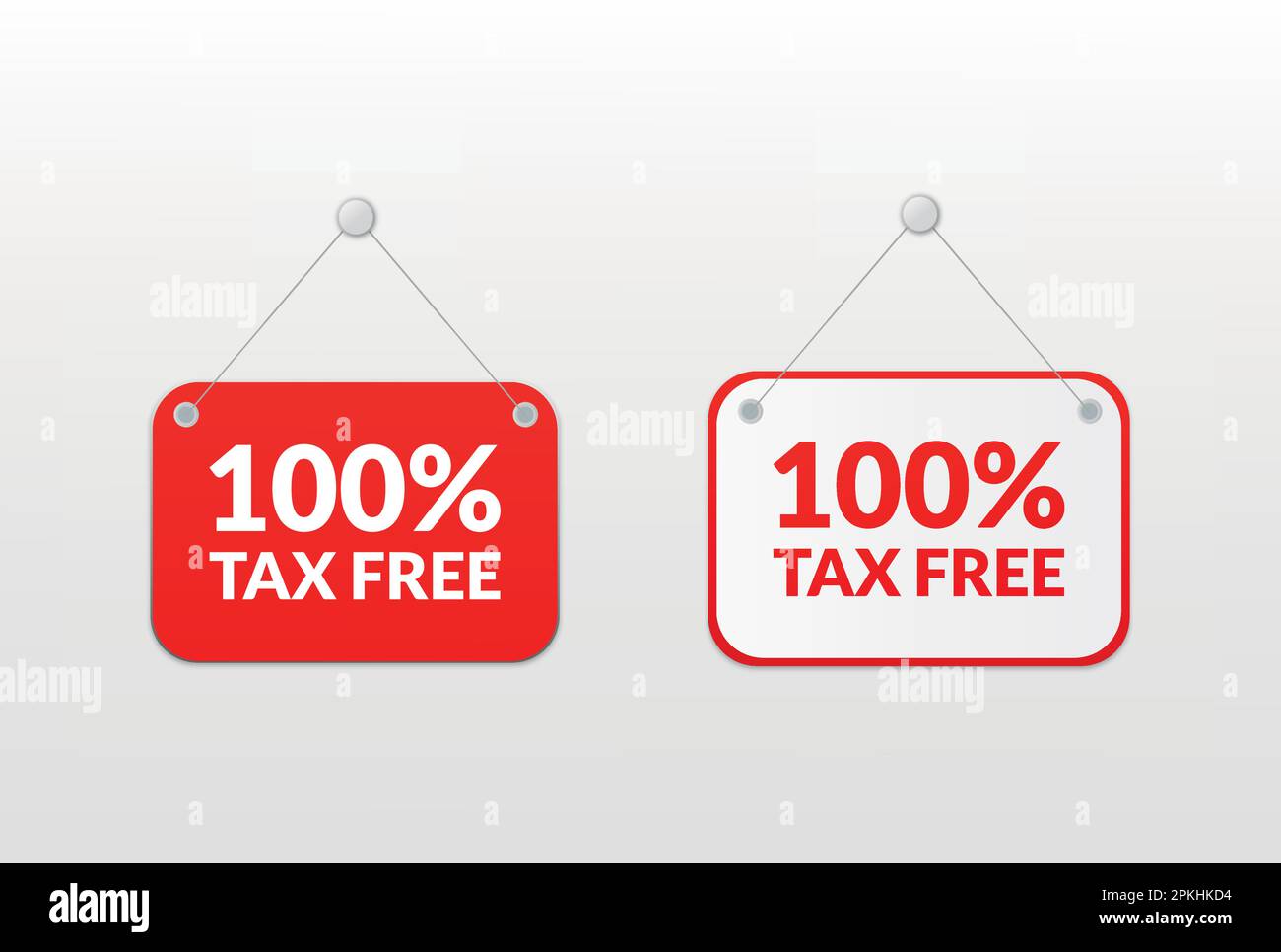 Tax free service abstract concept vector illustration Stock Vector ...