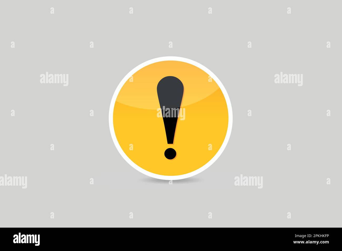 Exclamation mark glossy Stock Vector Images - Alamy