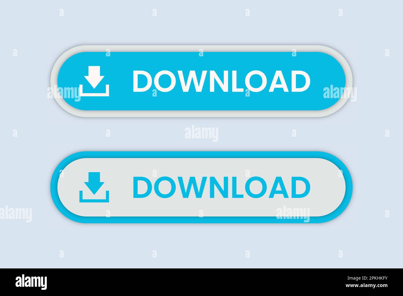 Download buttons vector Stock Vector Image & Art - Alamy