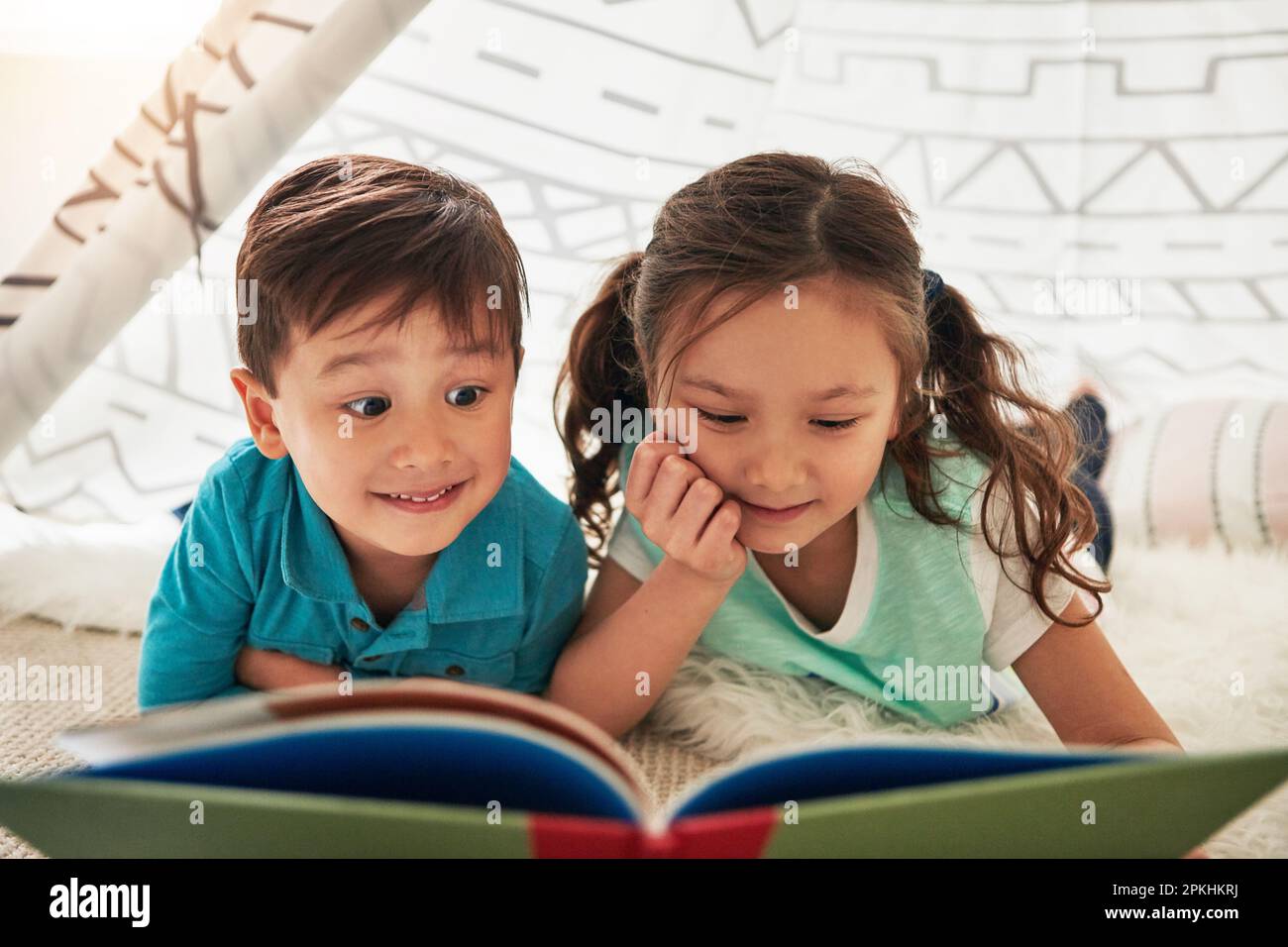 Letting their imagination and curiosity travel through books. two ...