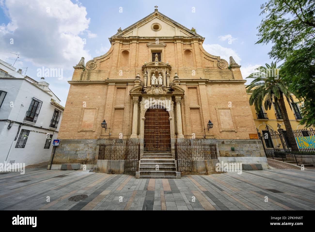 Baroque church of the convent of St. Anne (Santa Ana) in Cordoba ...