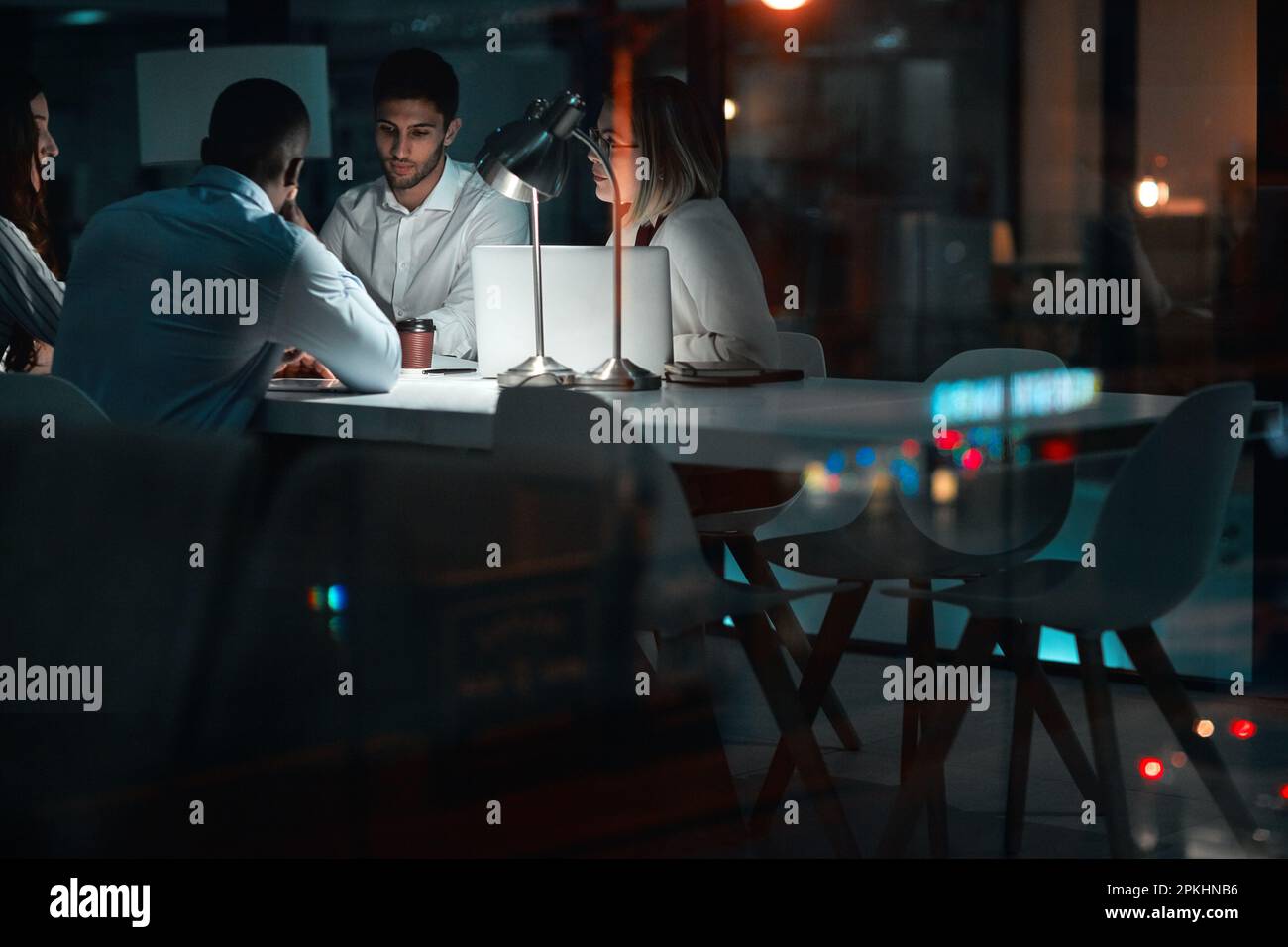 Commitment and dedication. Thats what its all about. colleagues having ...