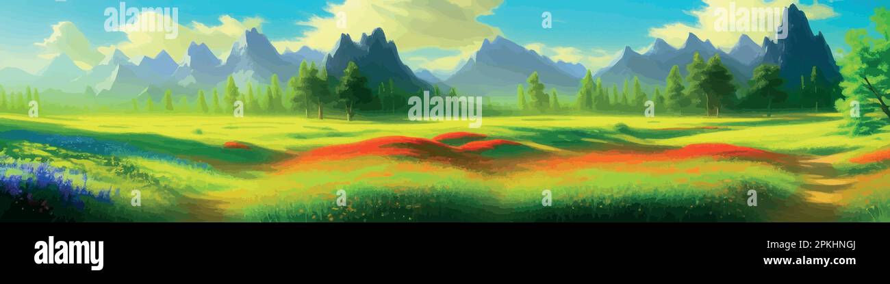 Village himalaya Stock Vector Images - Alamy