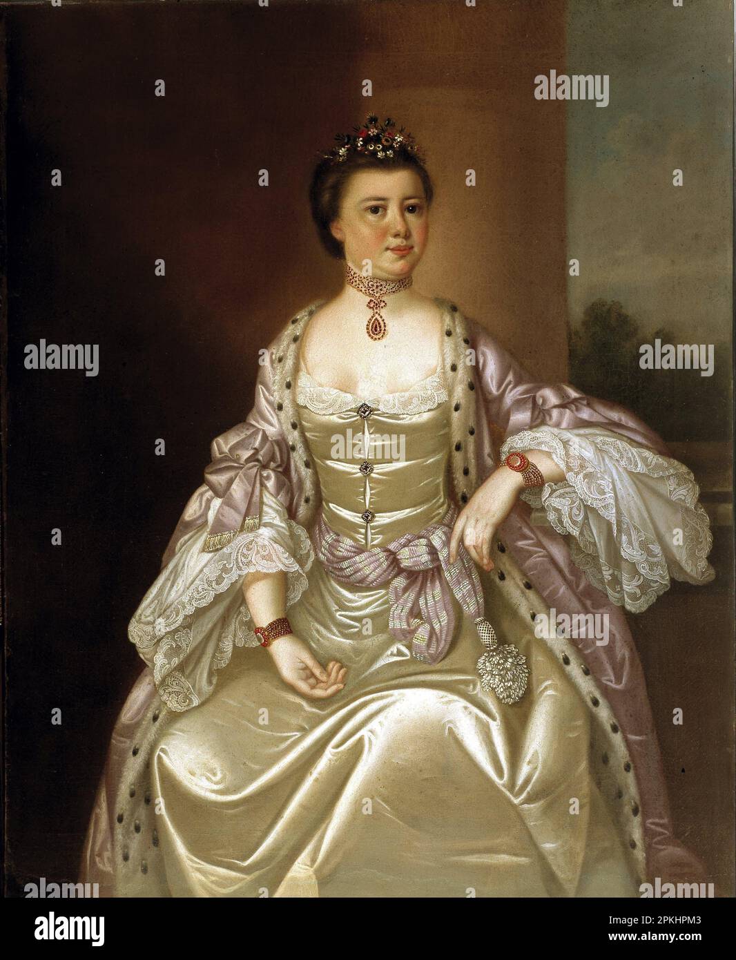 Mrs. Barnard Elliott, Jr. (Mary Elizabeth Bellinger Elliott) circa 1766 ...