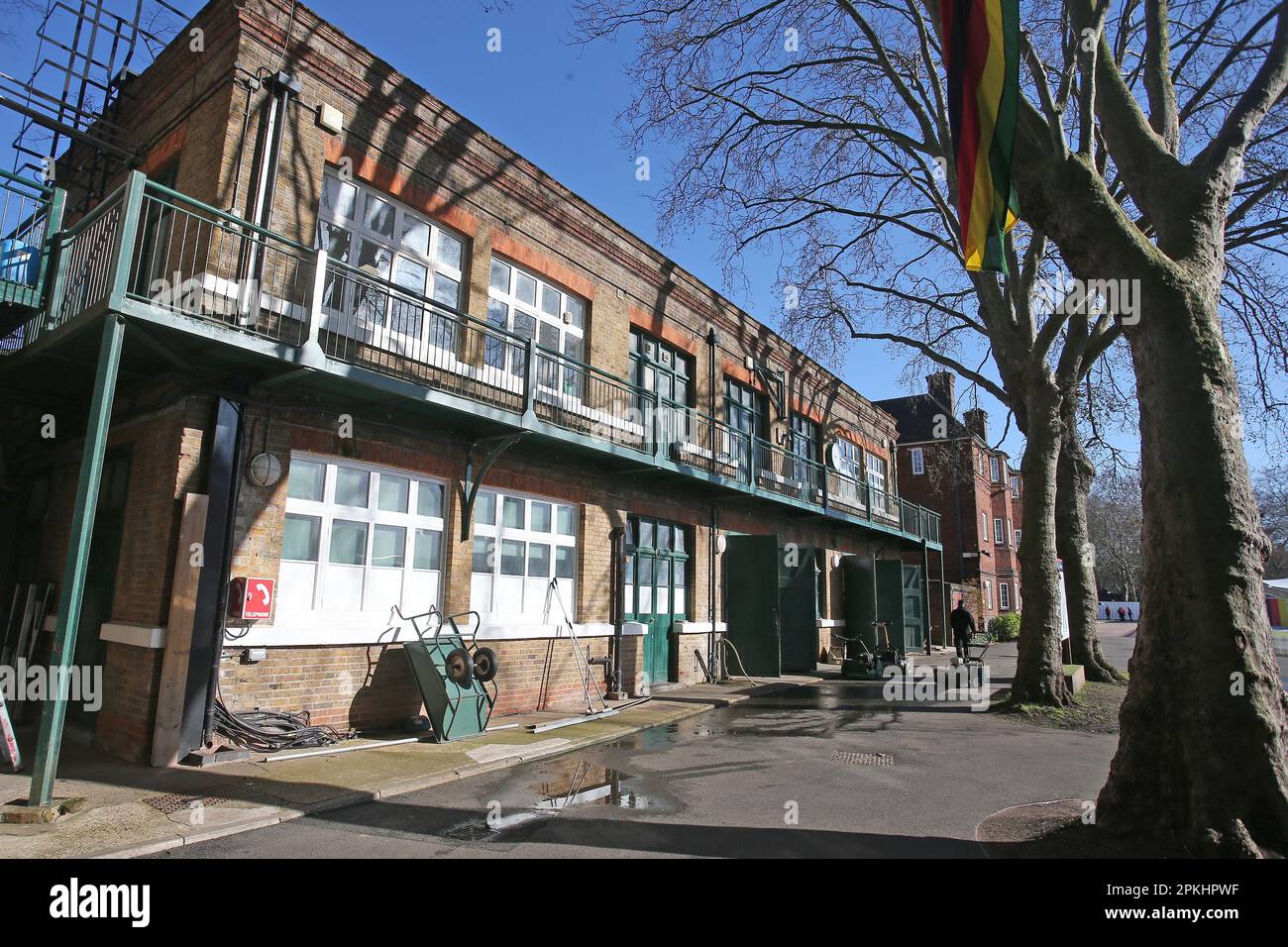Ground staff building ahead of Middlesex CCC vs Essex CCC, LV Insurance ...
