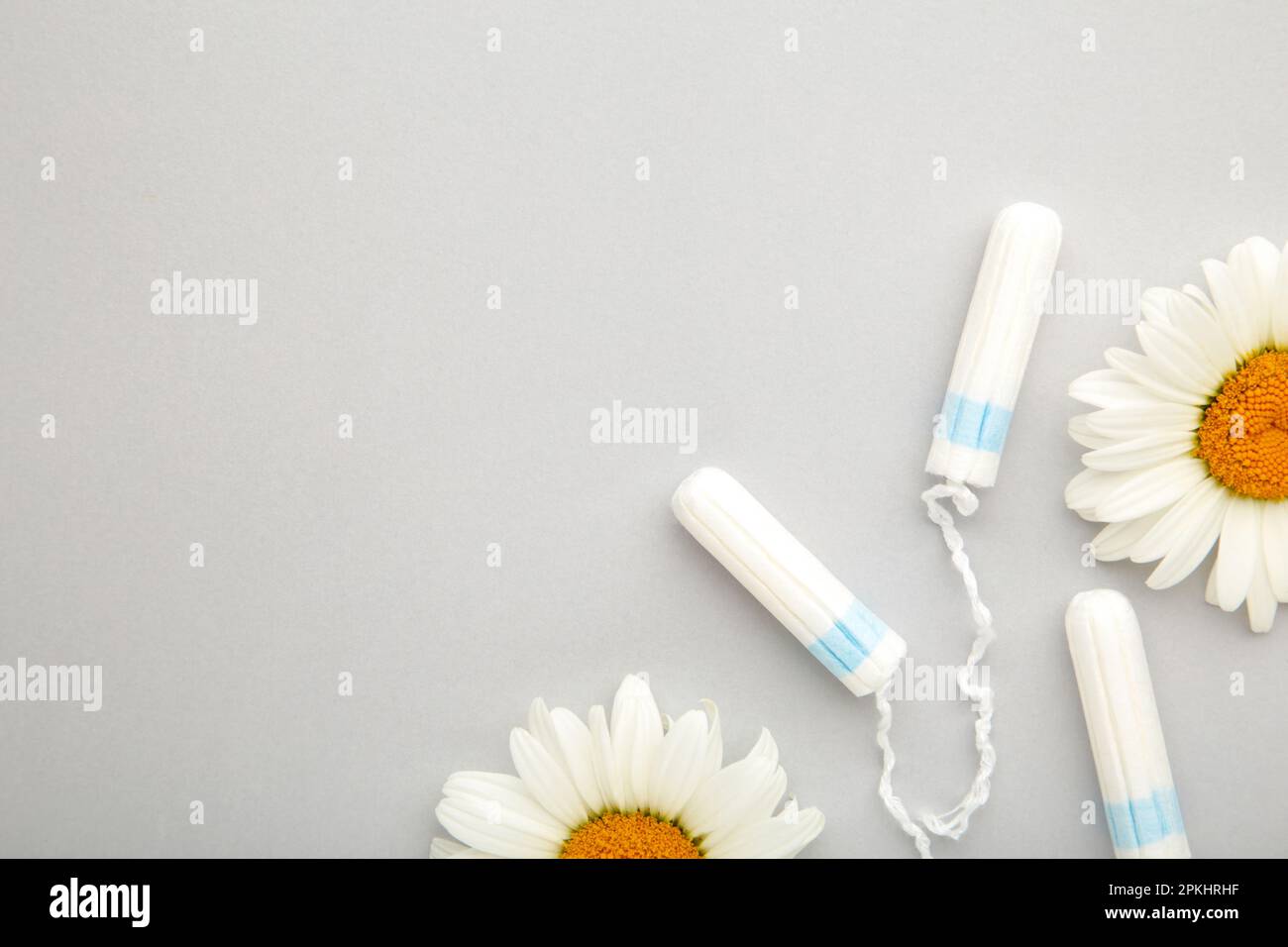 Medicinal chamomile flower and menstrual sanitary tampon. Medical ...