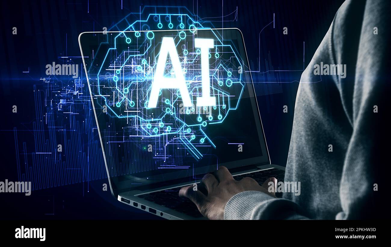 Futuristic computing technology hi-res stock photography and images - Alamy